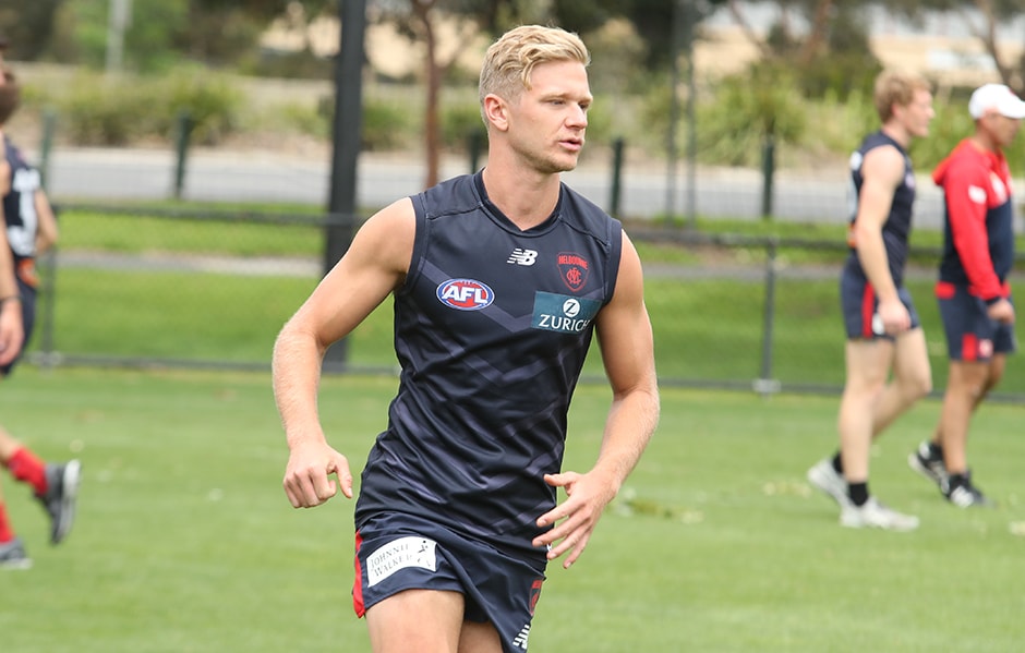 Corey Wagner receives his number