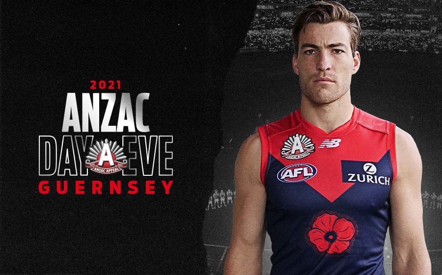 Melbourne unveils 2021 ANZAC Day Eve guernsey