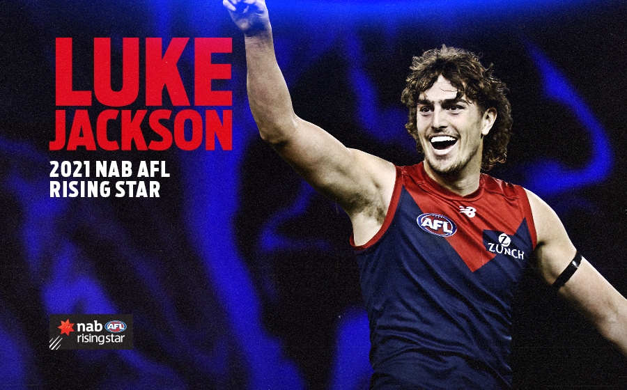 Luke Jackson crowned NAB AFL Rising Star