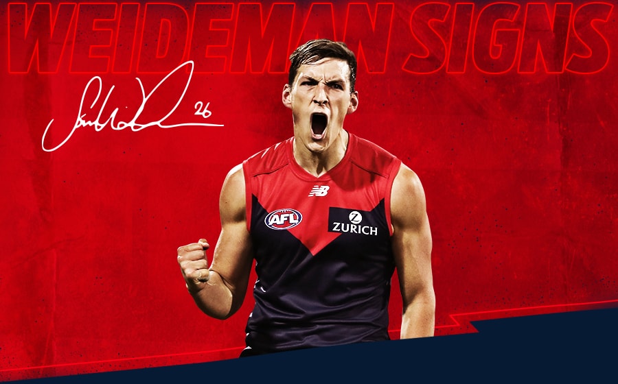 Weideman signs on