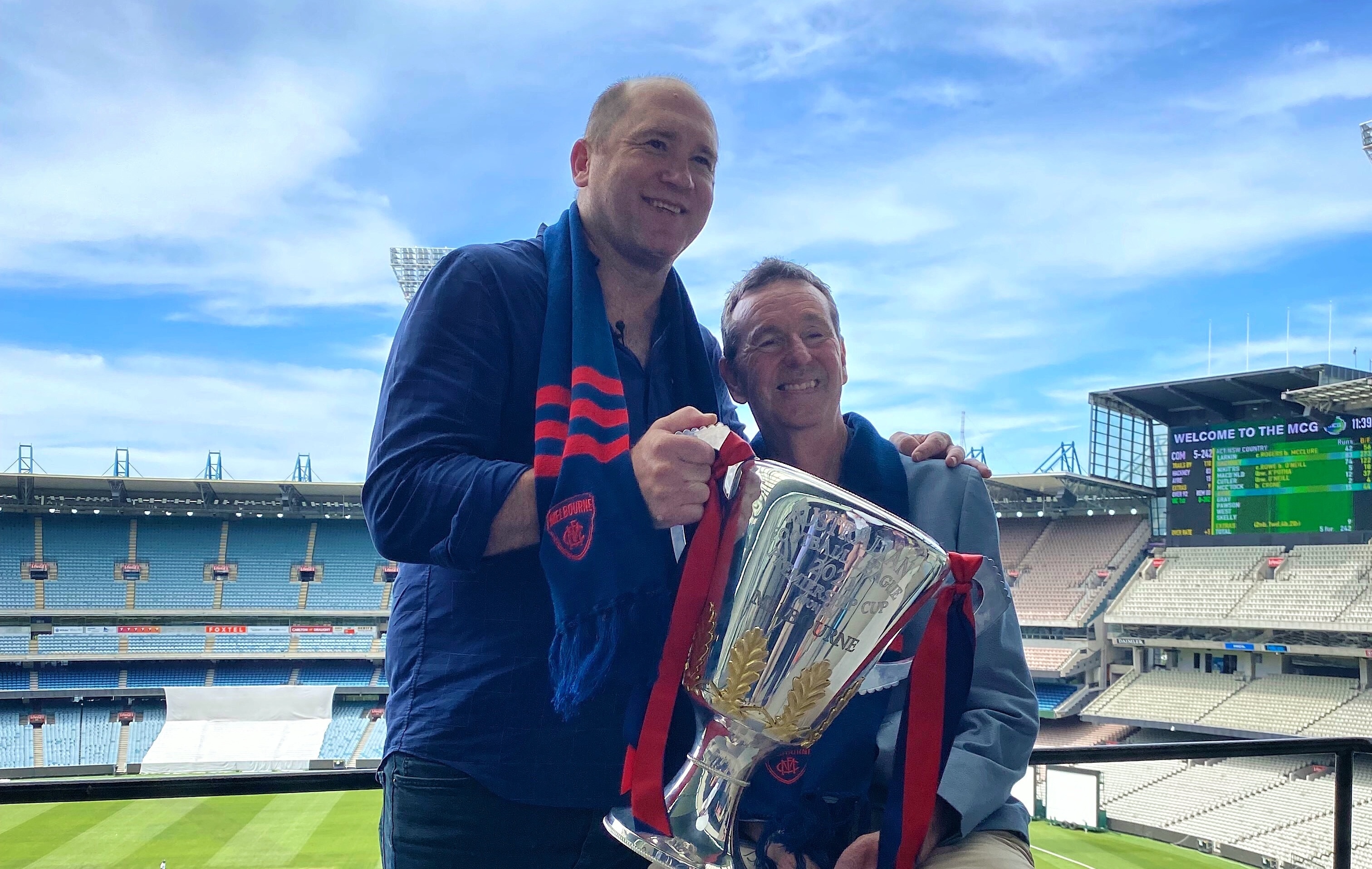 Daniher and Neitz named as presenters for premiership celebration