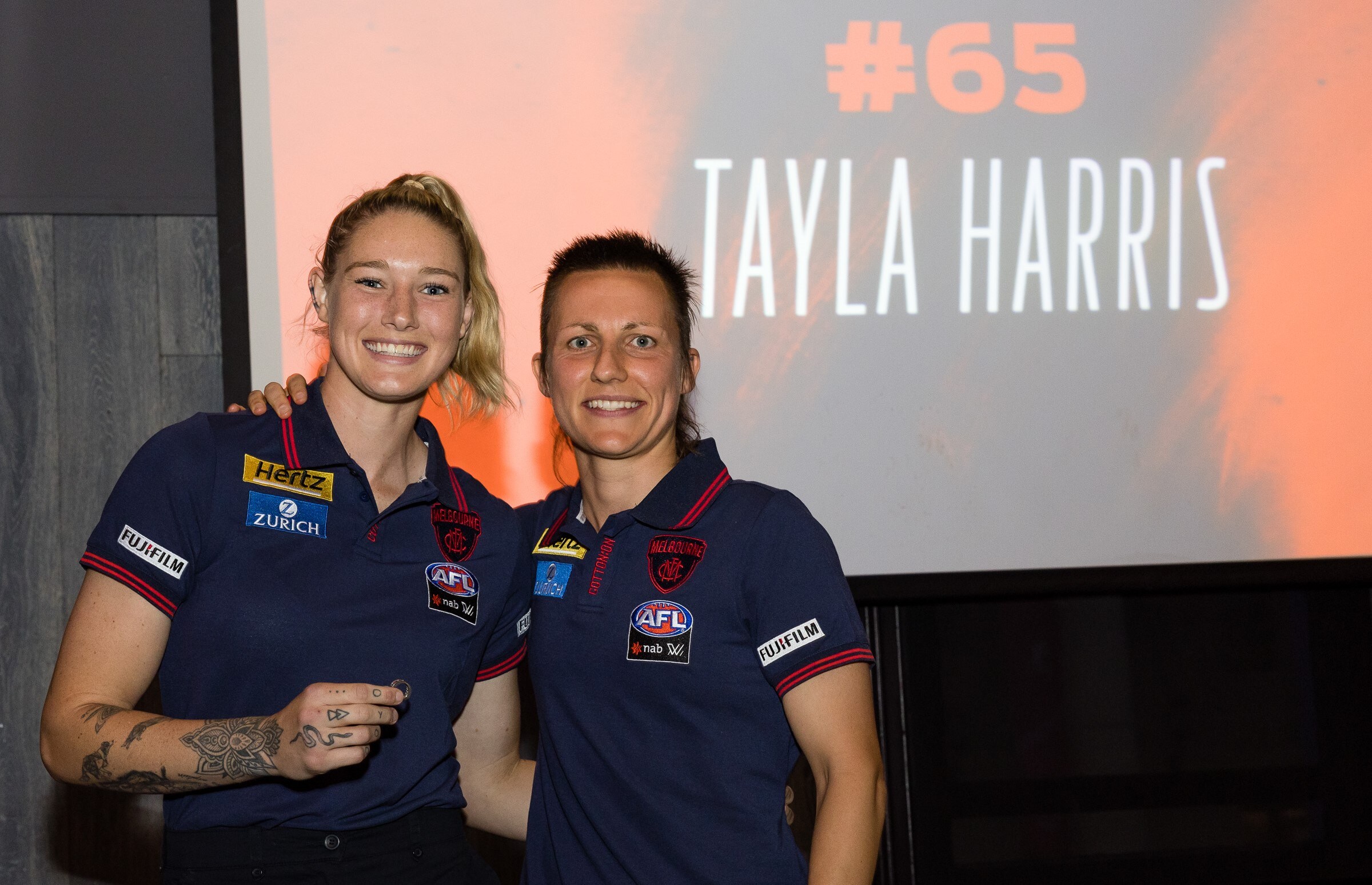 Newest Demons receive their rings at AFLW Season Launch