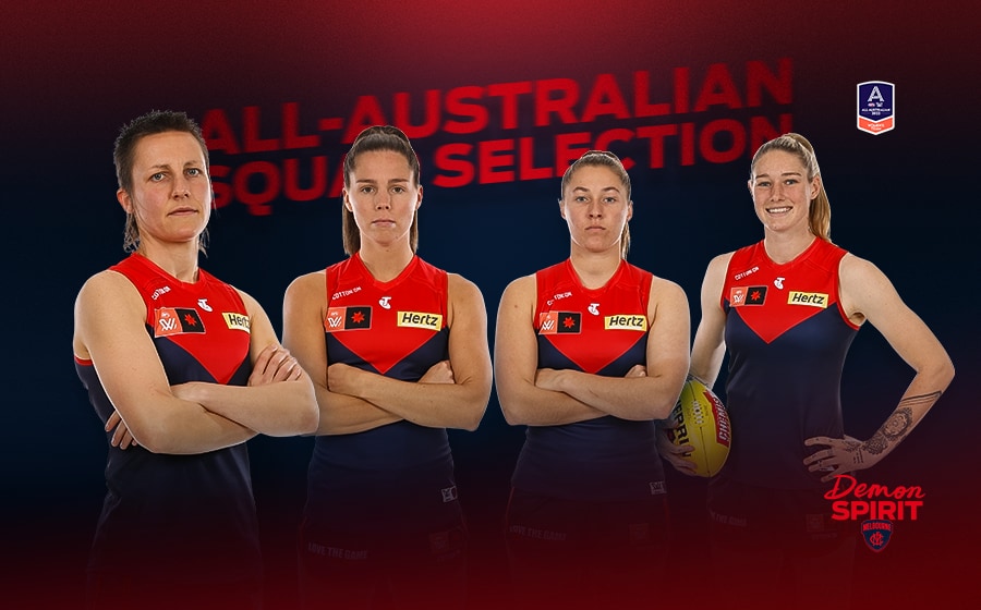 Four Demons named in All-Australian squad