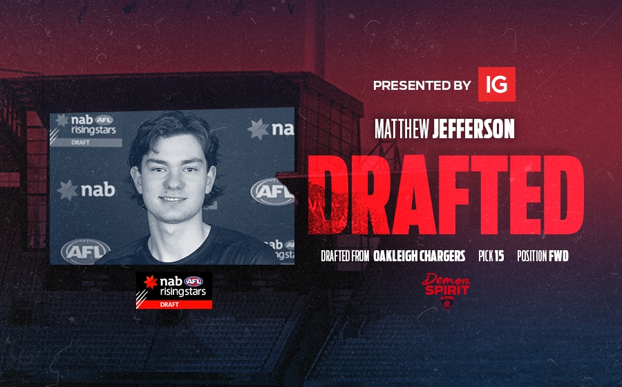 AFL Draft | Melbourne Selects Jefferson