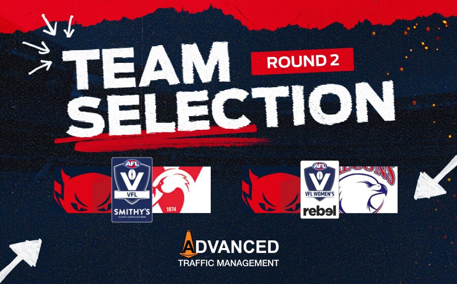 Team Selection Round 2 VFL & VFLW