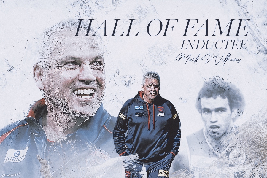 Mark Williams inducted into the AFL Hall of Fame