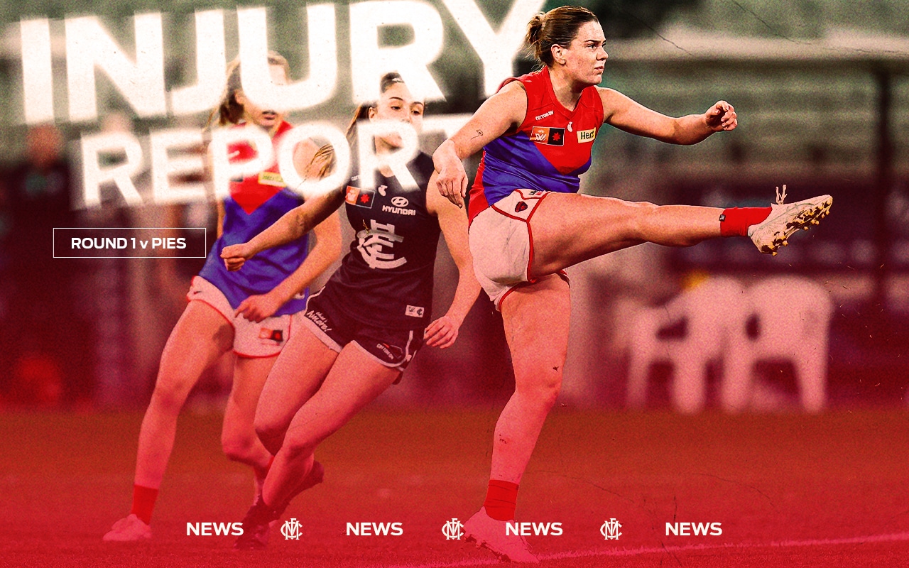 AFLW Injury Report | Two Demons ruled out of season-opener