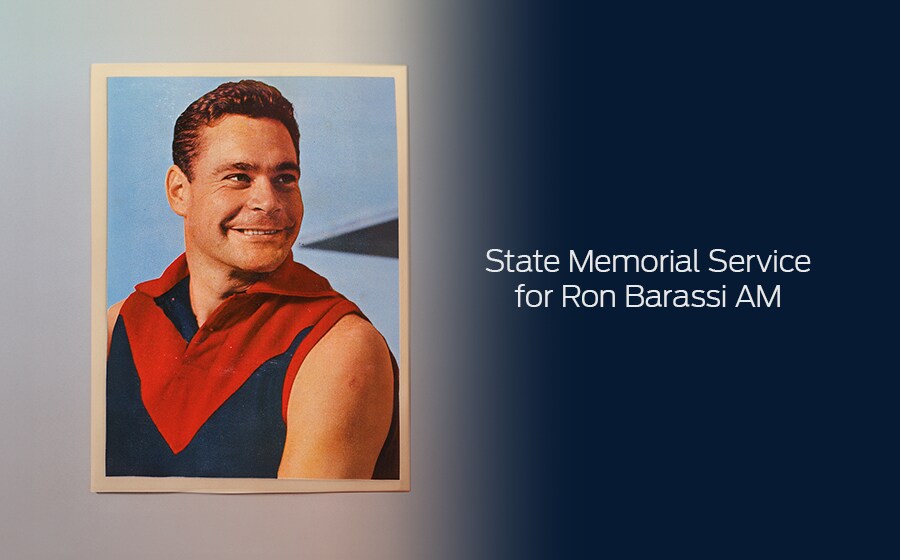 Registrations open | Ronald Barassi AM State Memorial Service
