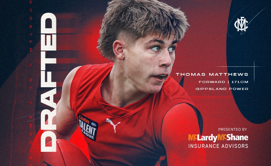 AFL Draft | Pick 30 | Thomas Matthews