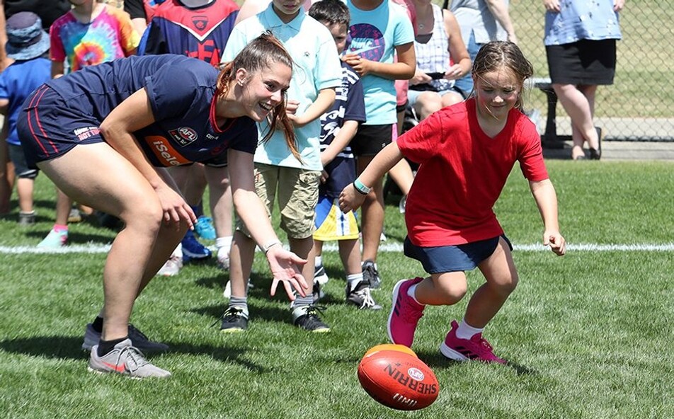 Gallery: AFLW Clinic at Casey Fields