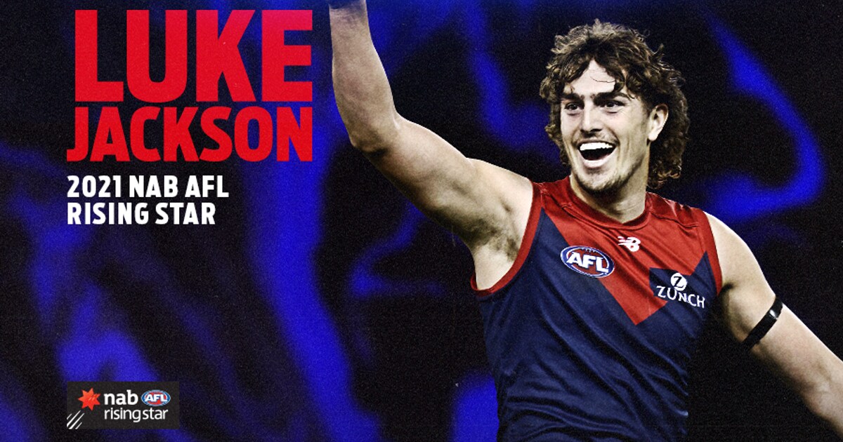 Luke Jackson crowned NAB AFL Rising Star
