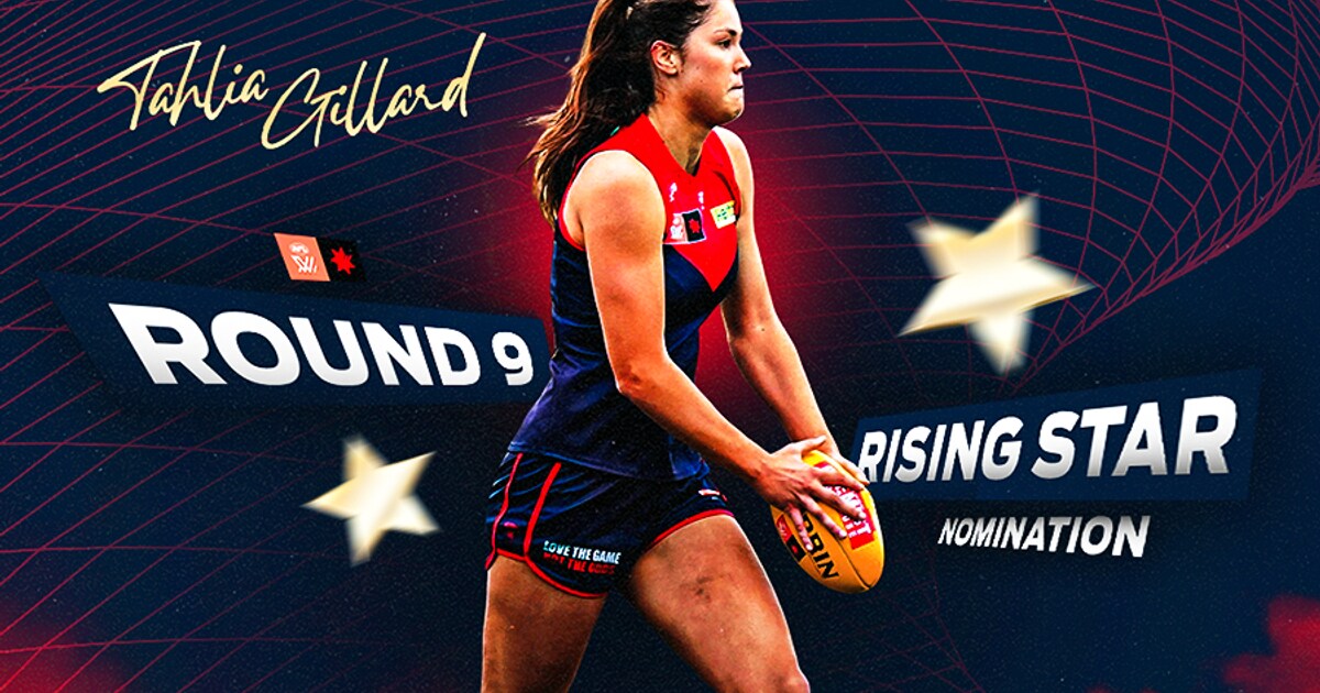 Gillard nominated for AFLW Rising Star Award