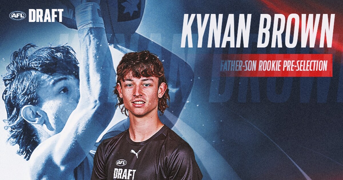AFL Draft | Brown legacy continues
